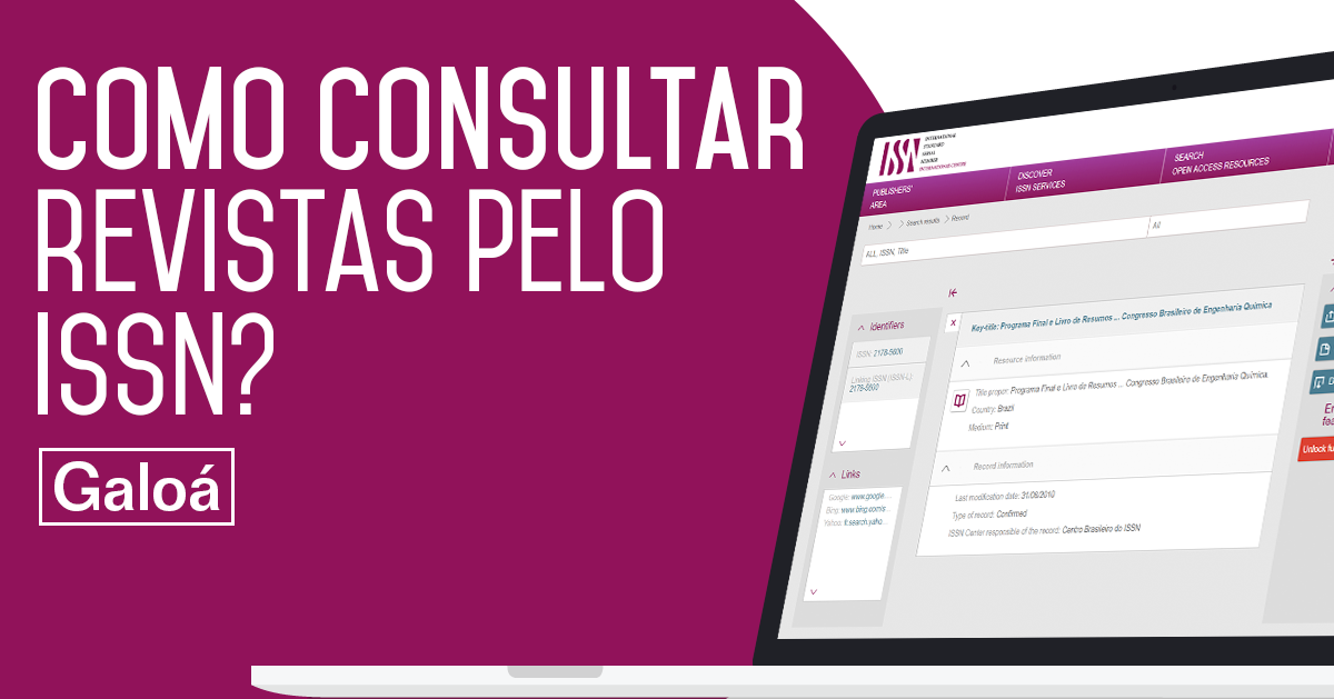 Como consultar e encontrar o ISSN de uma revista? | Deposite DOI - Tudo ...